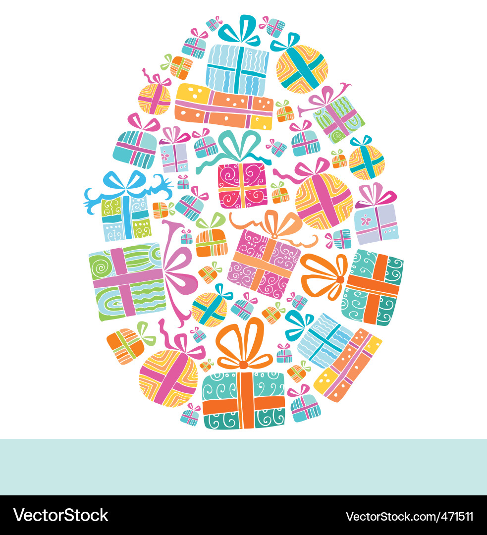 Easter egg Royalty Free Vector Image - VectorStock