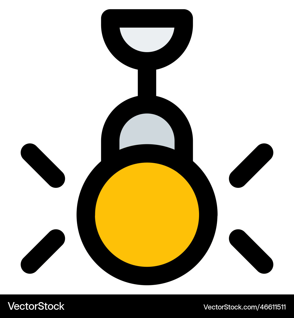 Lamp an illumination-producing equipment Vector Image