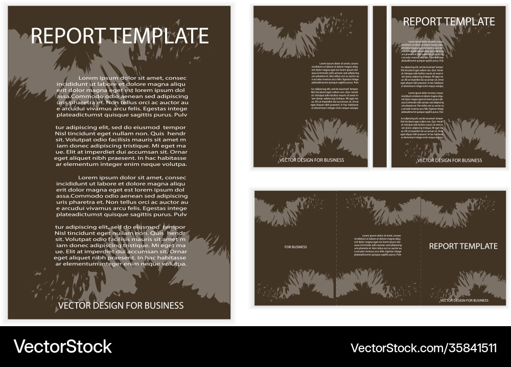 Modern business cover template bac Royalty Free Vector Image
