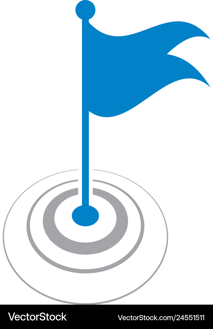 Navigation pin icon isolated on white background Vector Image