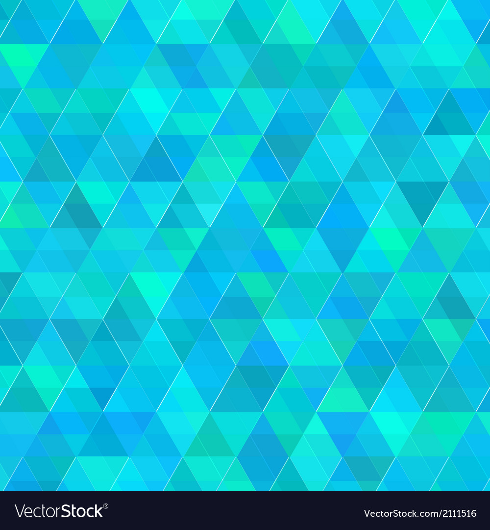 Abstract blue triangles background Royalty Free Vector Image