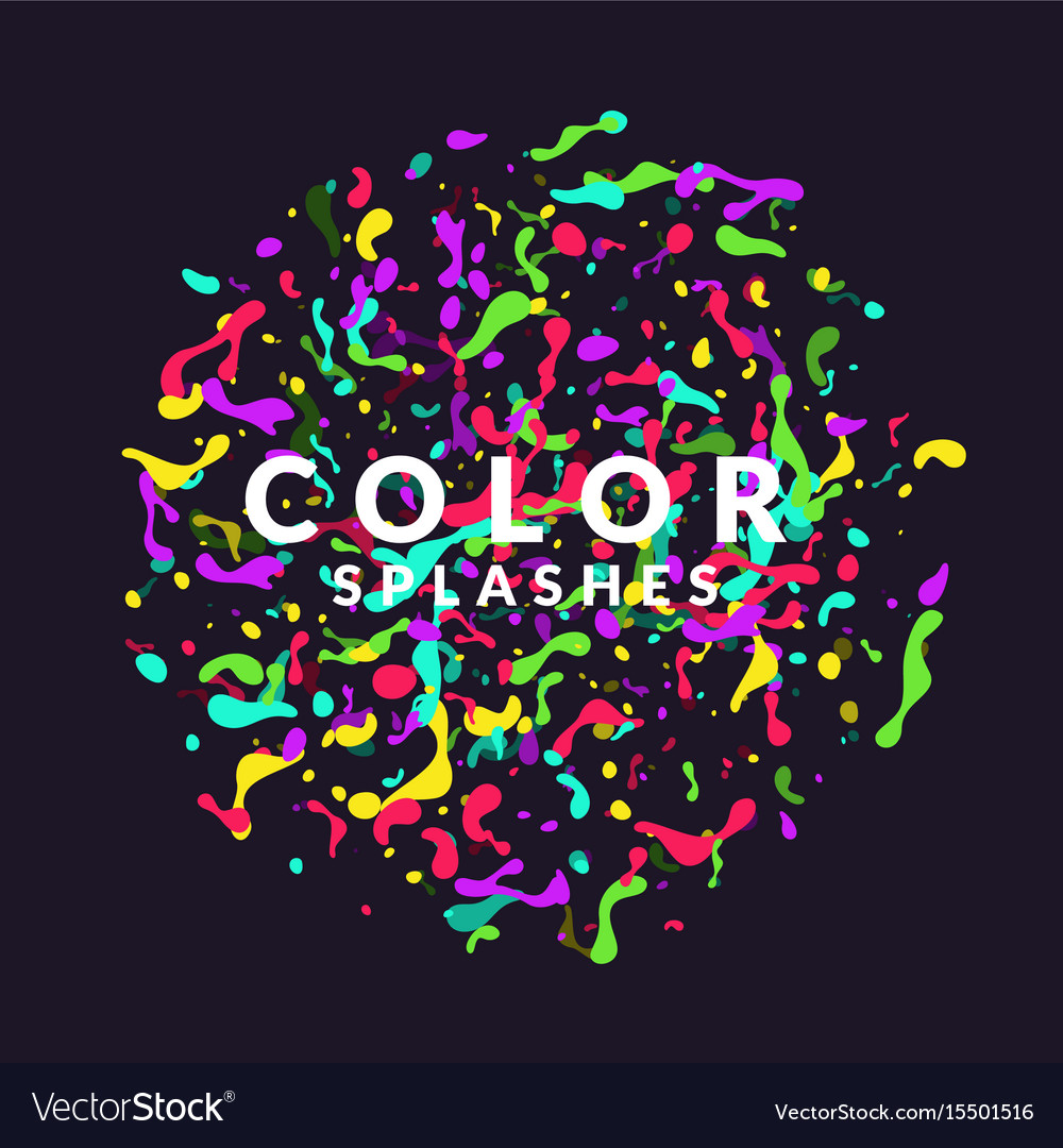 Bright abstract background with explosion of Vector Image