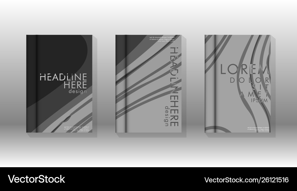 Cover book with a geometric design background Vector Image