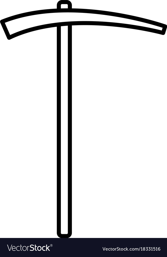 Pick construction tool Royalty Free Vector Image