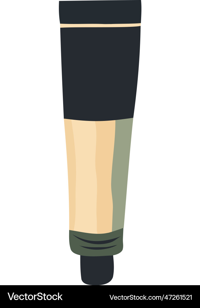 Acrylic color tube artistic Royalty Free Vector Image