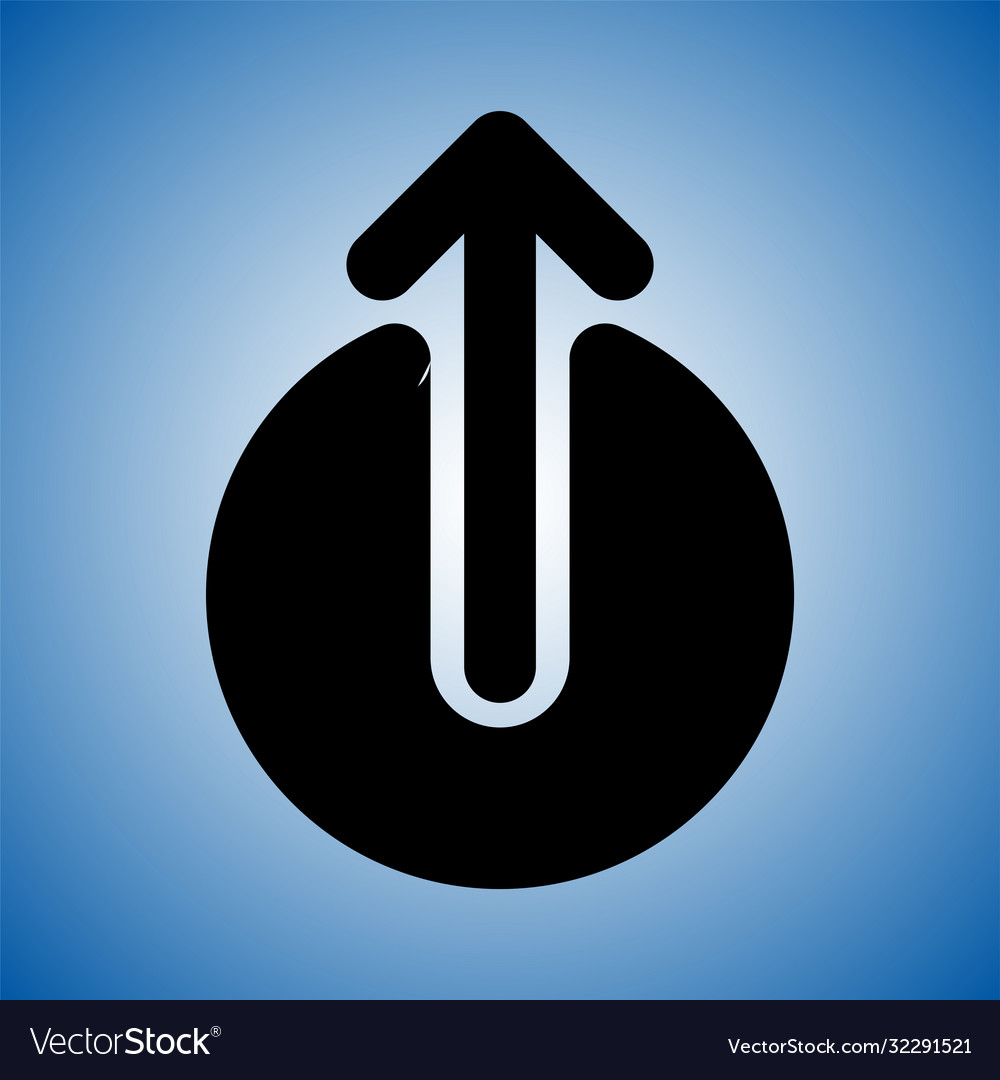 Arrow icon for navigation and interface Royalty Free Vector