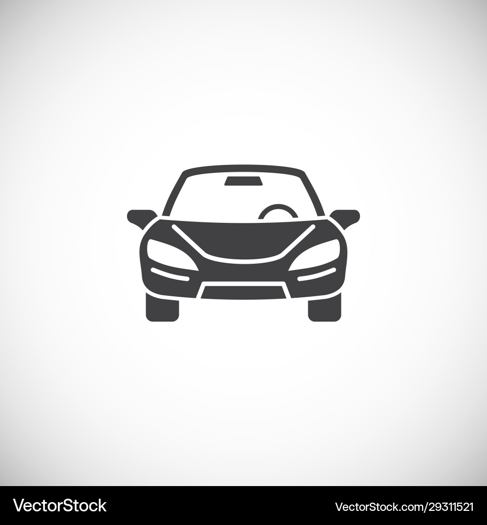 Car tuning related icon on background for graphic Vector Image