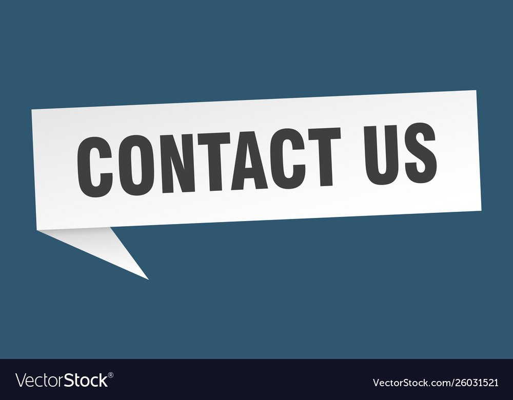 Contact us Royalty Free Vector Image - VectorStock