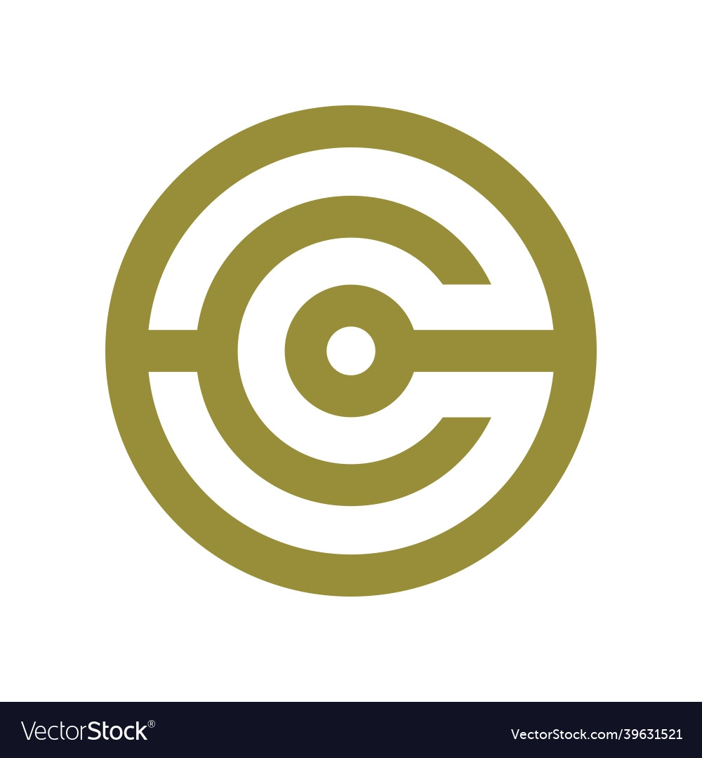 Letter c logo Royalty Free Vector Image - VectorStock
