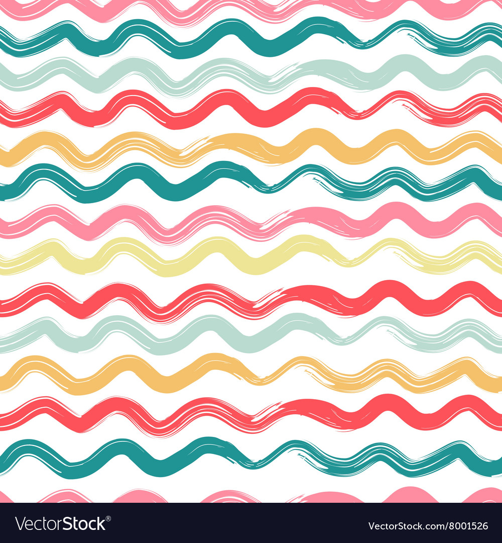 Wavy striped seamless pattern Royalty Free Vector Image Wavy striped seamless pattern Royalty Free Vector Image