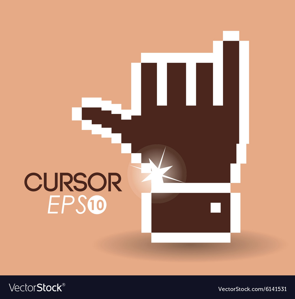 Cursor design Royalty Free Vector Image - VectorStock