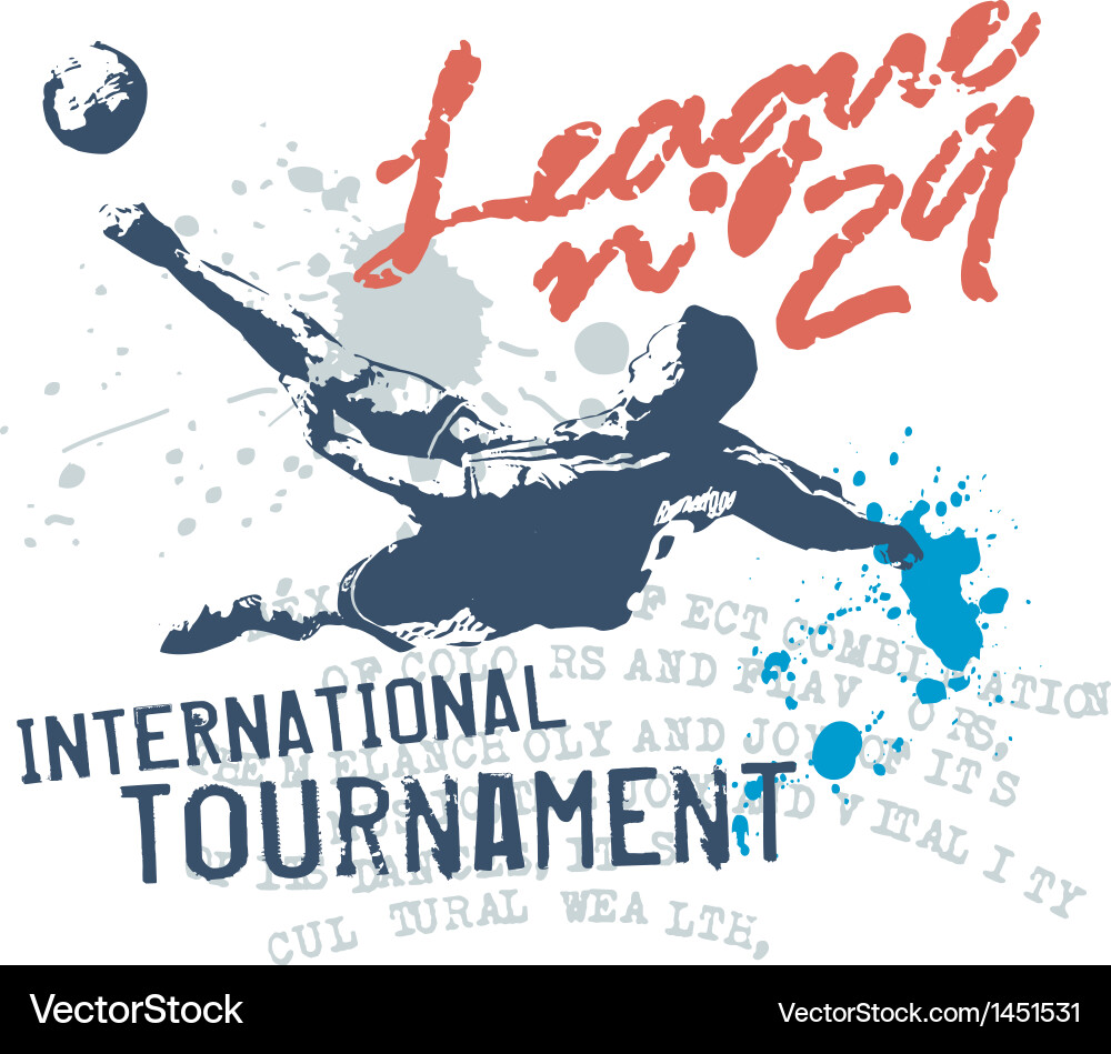 Football league Royalty Free Vector Image - VectorStock