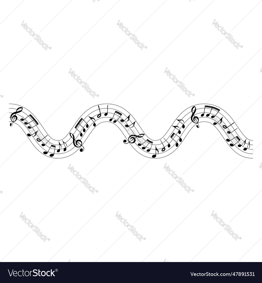 Music notes Royalty Free Vector Image - VectorStock