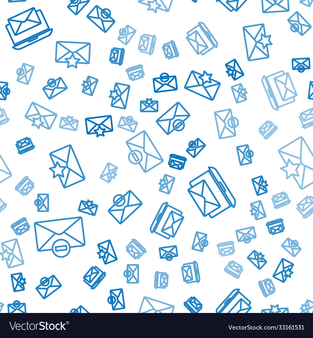 Set line delete envelope laptop with envelope Vector Image Set line delete envelope laptop with envelope Vector Image