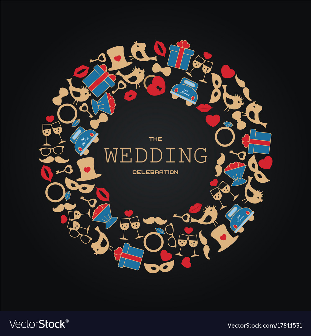 Wedding background Royalty Free Vector Image - VectorStock