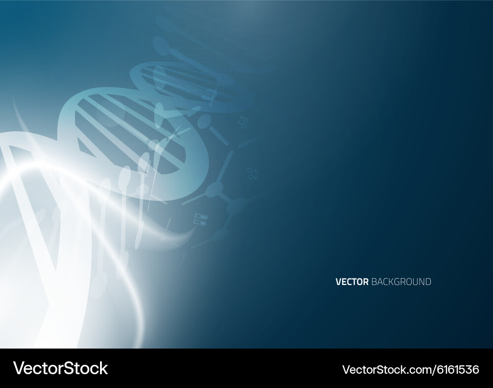 Dna molecule structure background Royalty Free Vector Image