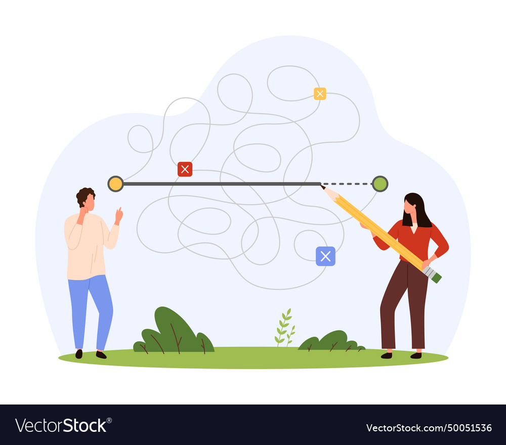 Easy and simple solution to difficult complex Vector Image