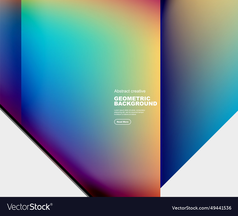 Gradient triangles abstract background Royalty Free Vector