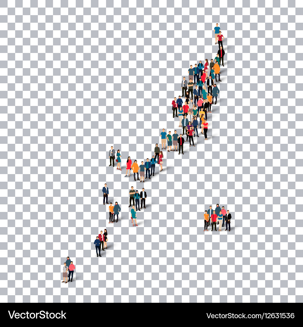 People map country palau Royalty Free Vector Image