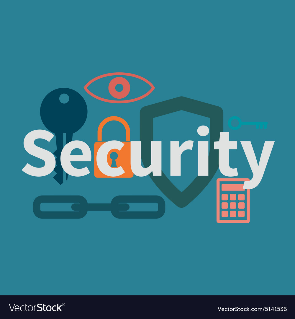Web security concept Royalty Free Vector Image