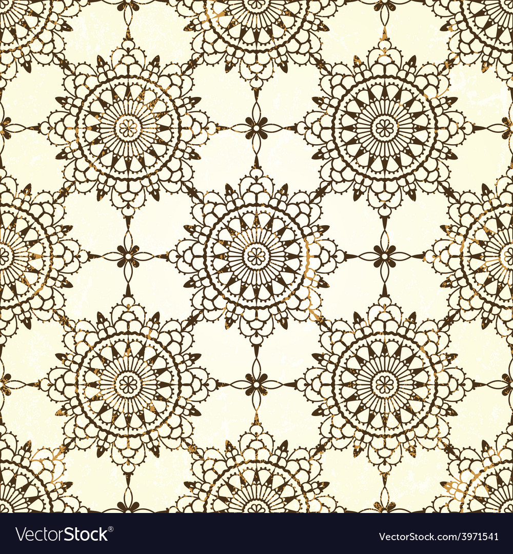 Lace seamless pattern Royalty Free Vector Image
