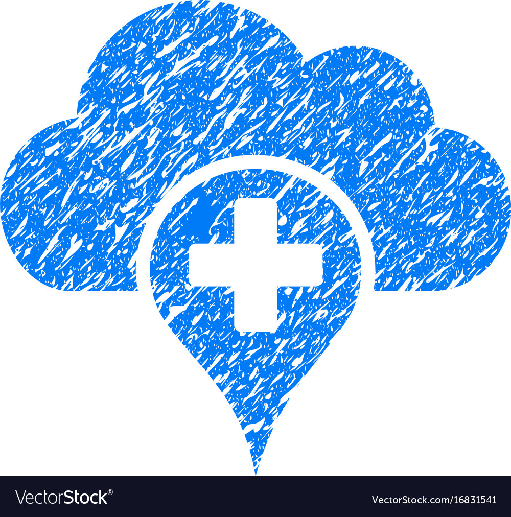 Medical cloud grunge icon Royalty Free Vector Image Medical cloud grunge icon Royalty Free Vector Image