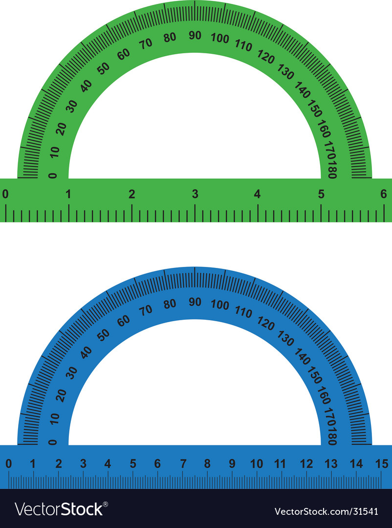 Protractor Royalty Free Vector Image - VectorStock
