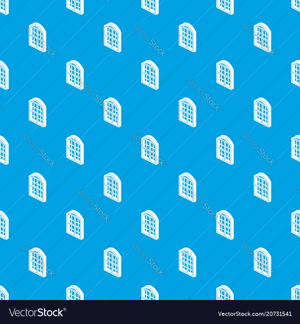 Restaurant window frame pattern seamless Vector Image