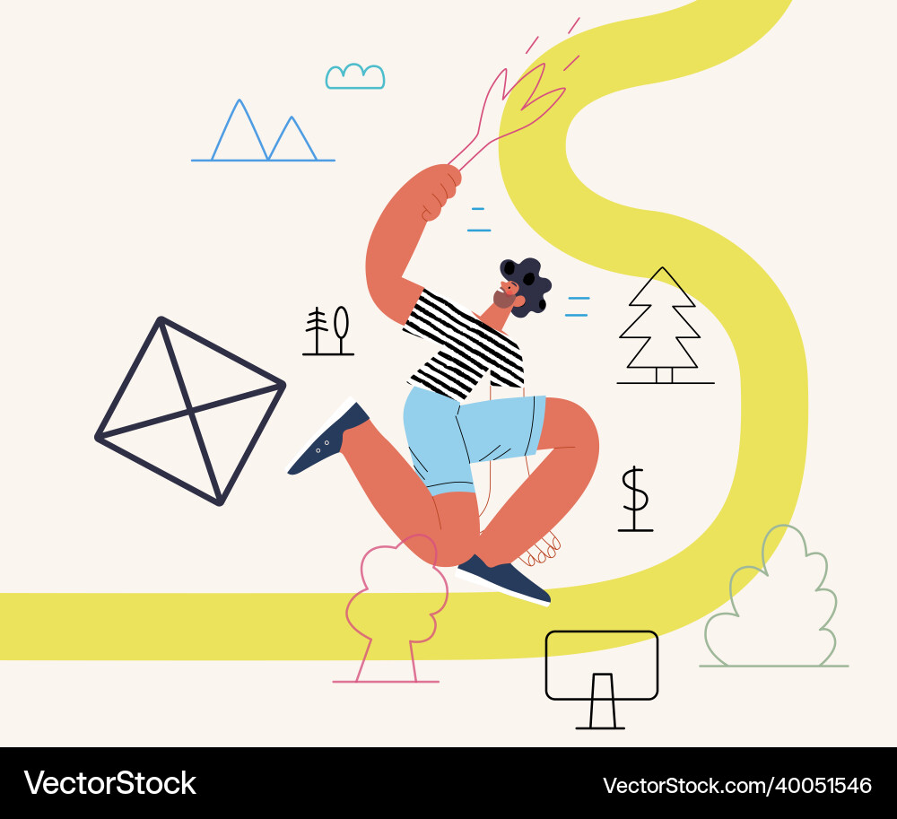 Startup concept of building new Royalty Free Vector Image