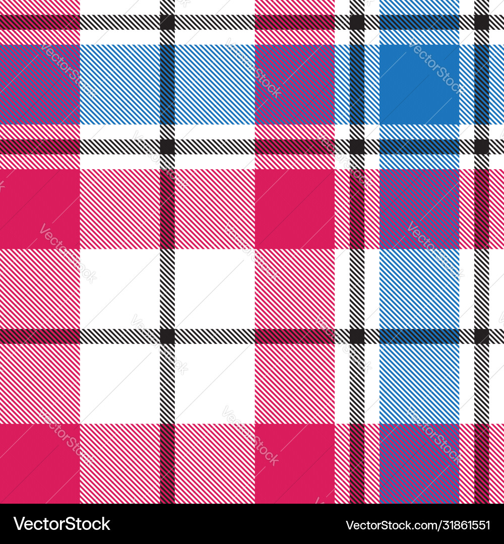 Purple plaid tartan checkered seamless pattern Vector Image