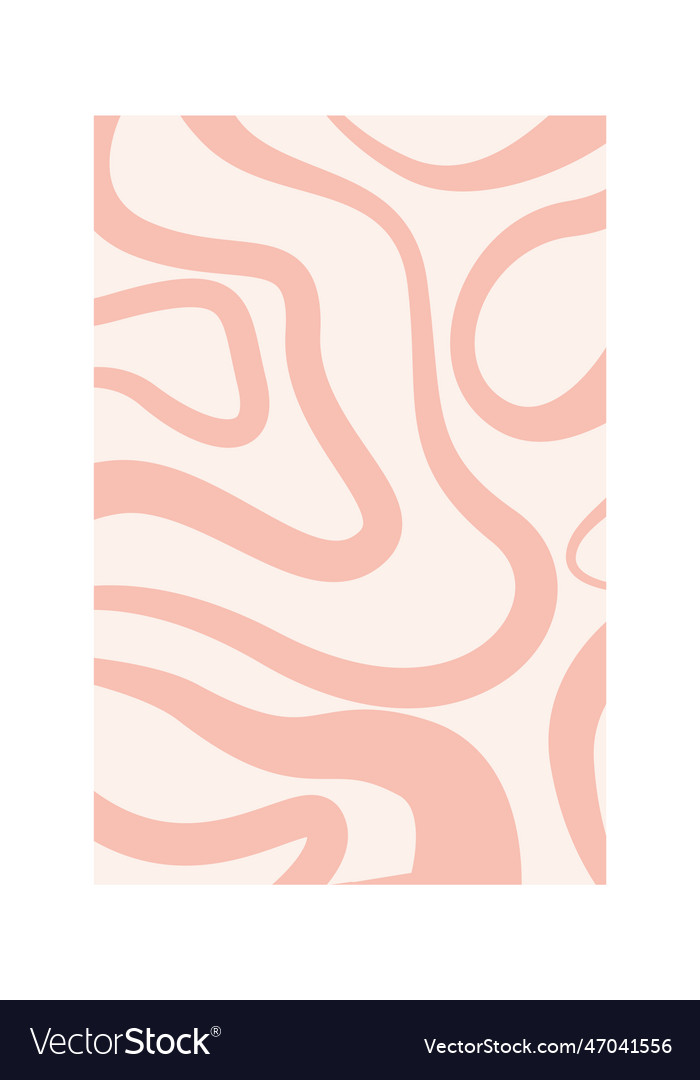 Abstract curved rectangle pattern Royalty Free Vector Image