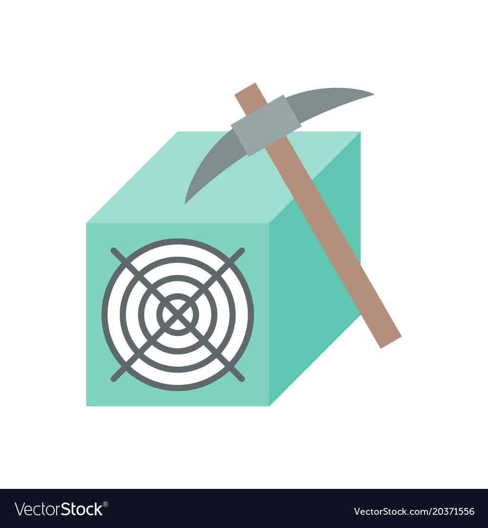 Mining hardware machine Royalty Free Vector Image