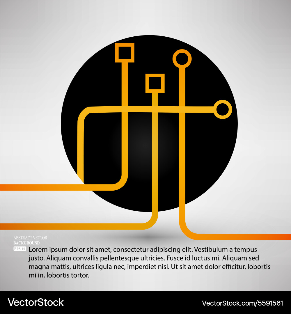 Ways of solution circle company symbol design Vector Image