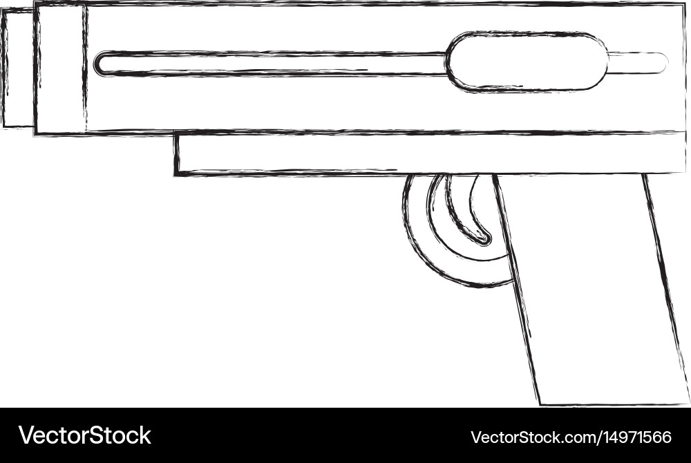 Video game gun icon Royalty Free Vector Image - VectorStock