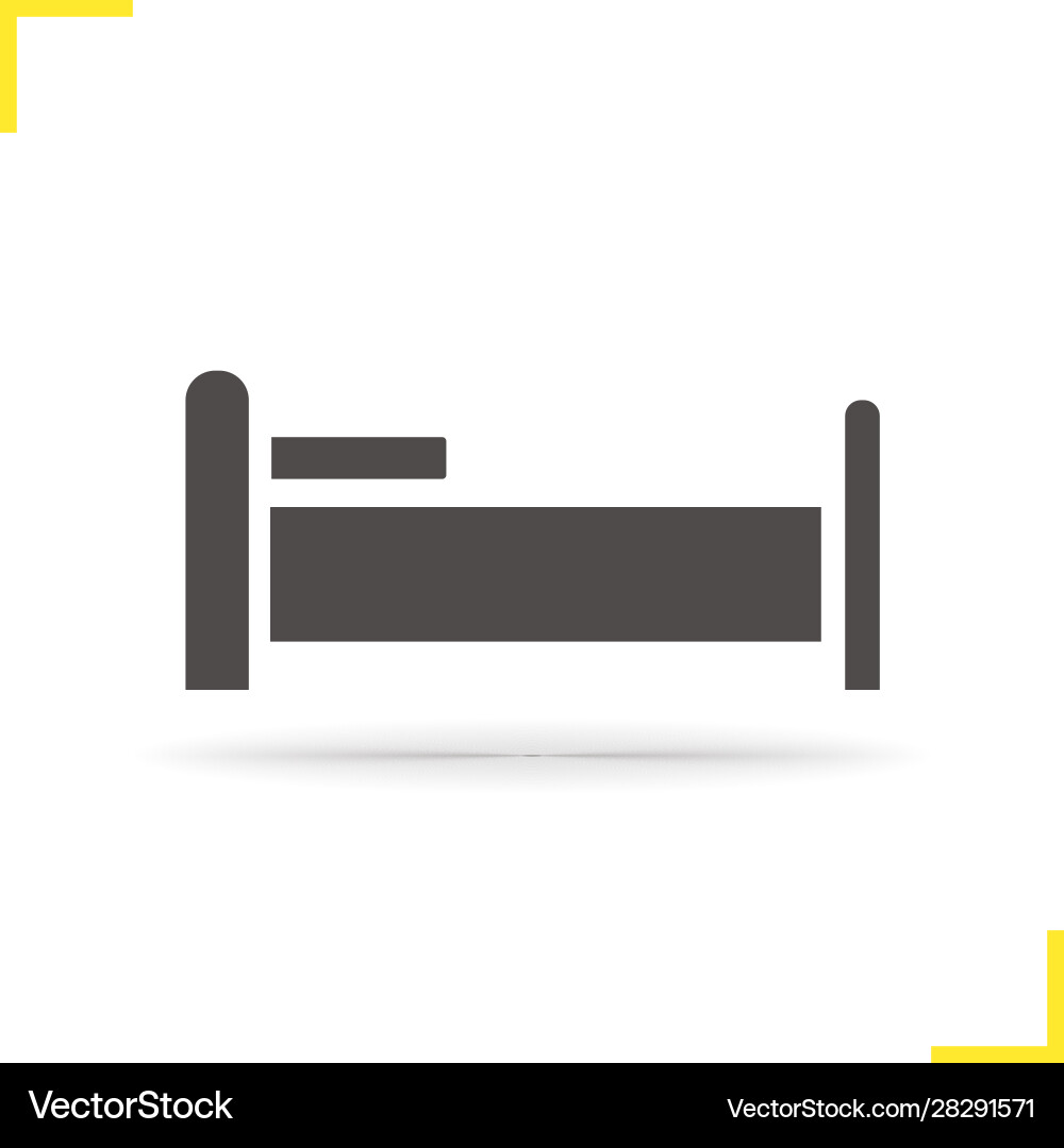 Bed icon Royalty Free Vector Image - VectorStock