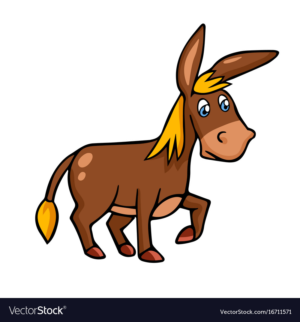 Donkey Royalty Free Vector Image - VectorStock