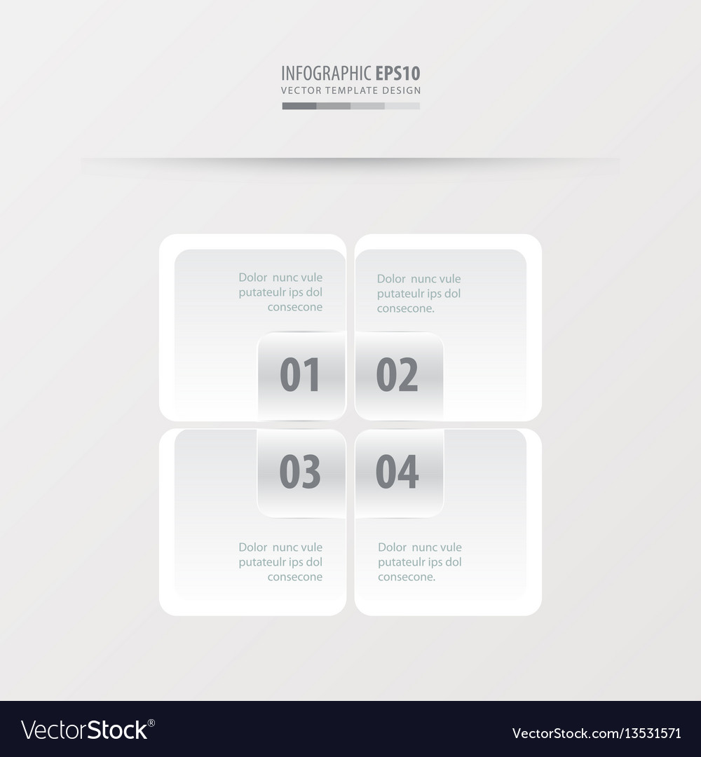 Rectangle presentation template Royalty Free Vector Image