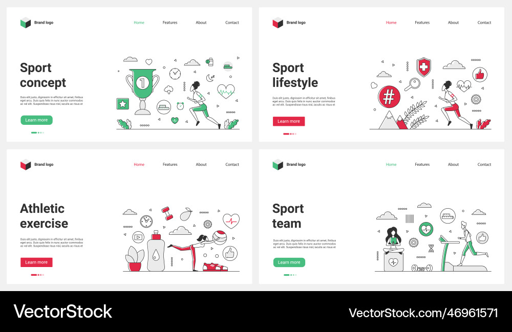 Sports competition between teams athletic Vector Image