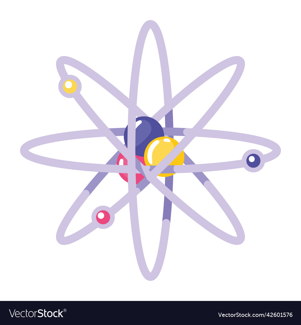Laboratory science atom molecule Royalty Free Vector Image