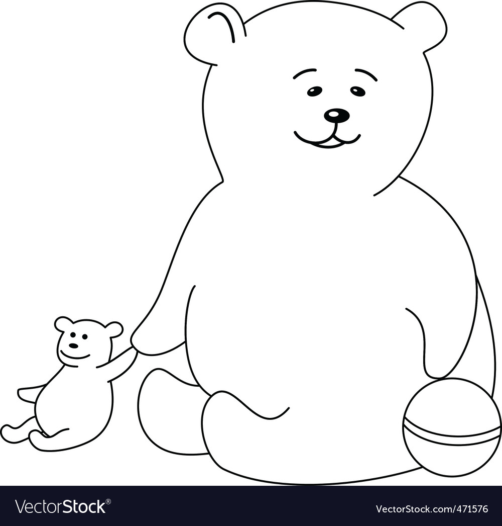 Teddy bear Royalty Free Vector Image - VectorStock