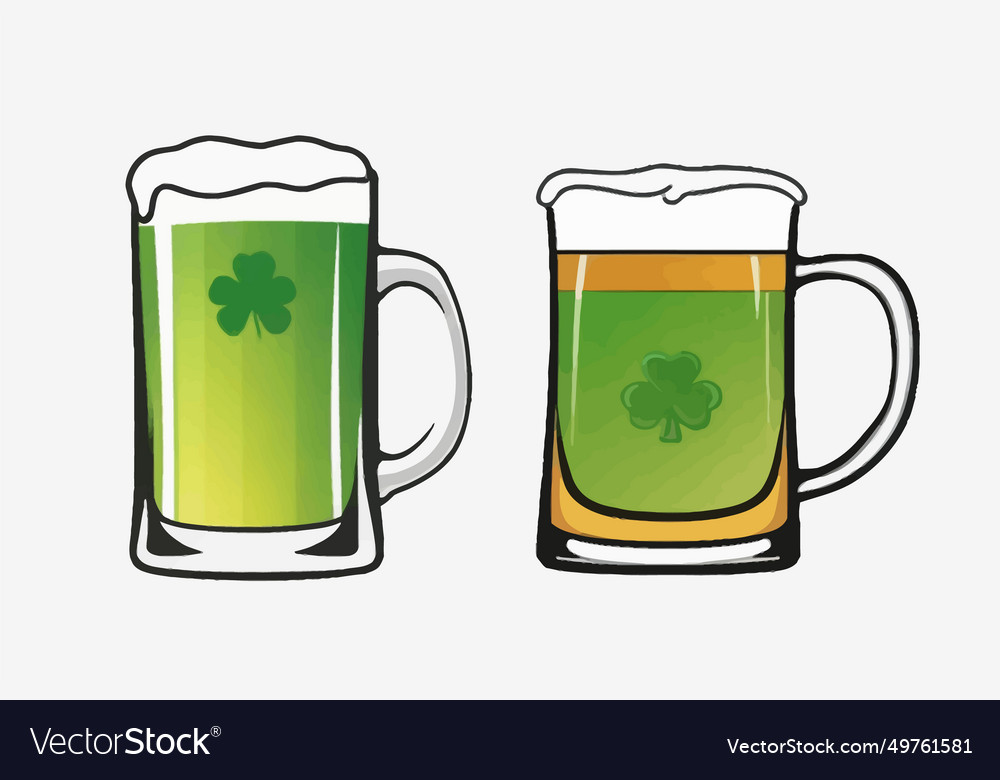 Beer St Patricks Day Royalty Free Vector Image