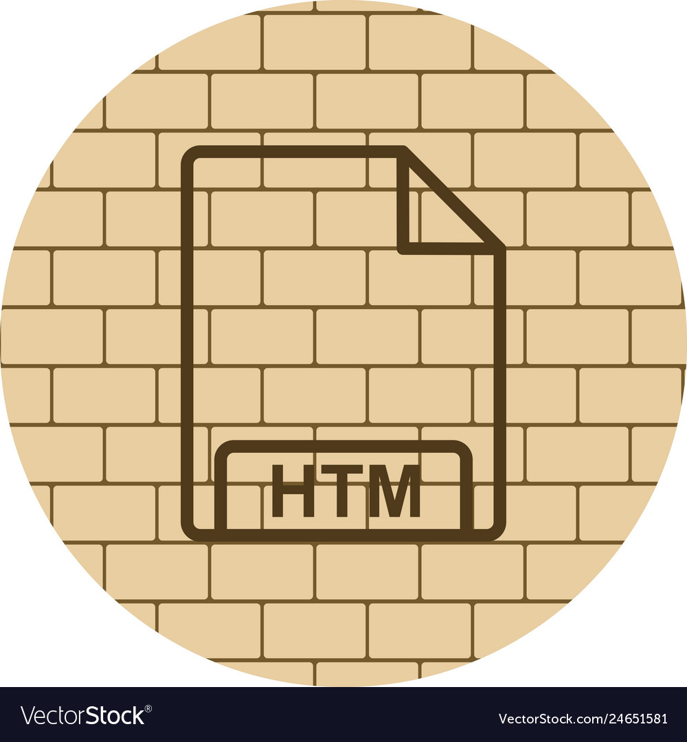 Htm icon Royalty Free Vector Image - VectorStock