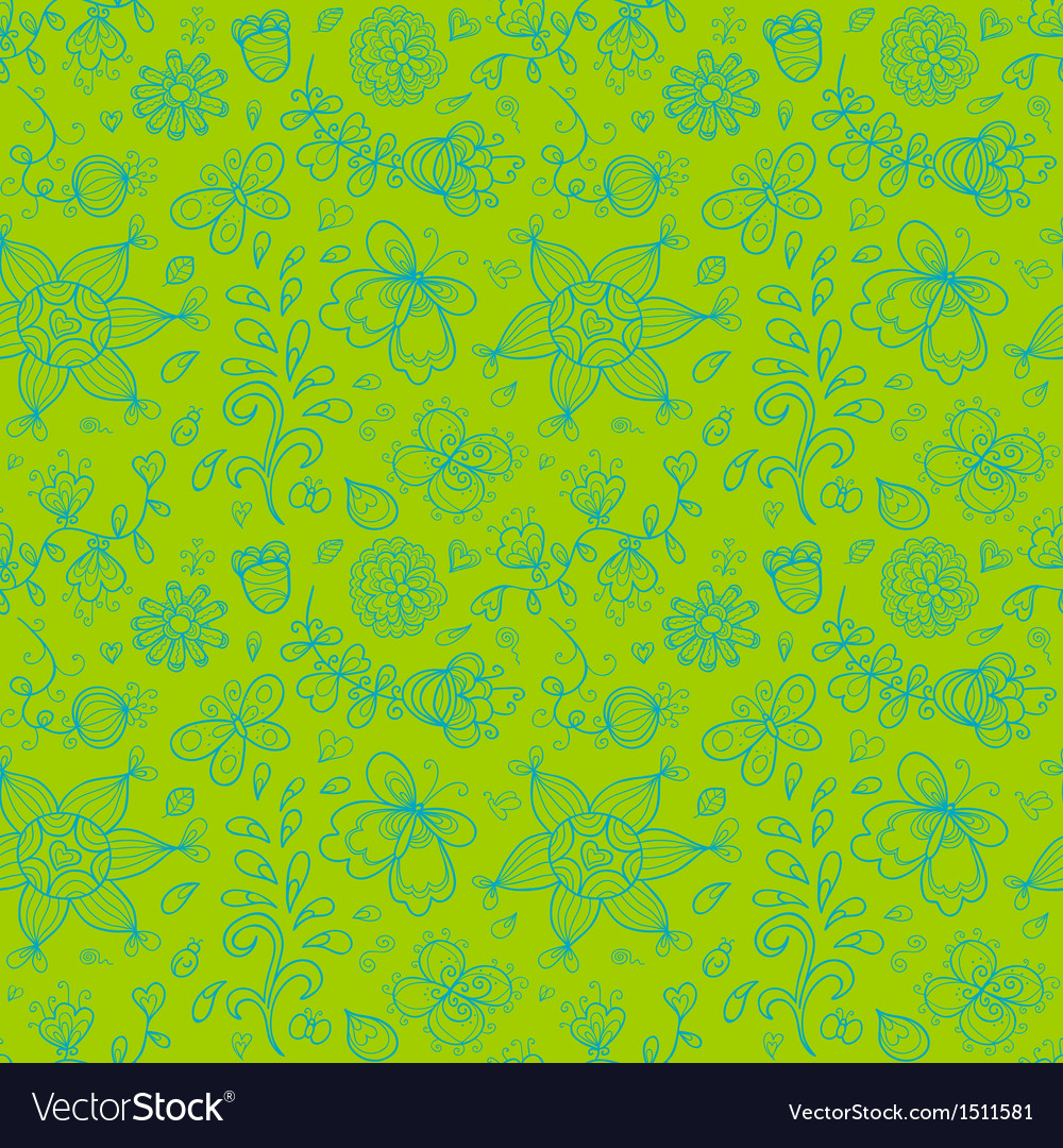 Spring seamless pattern Royalty Free Vector Image