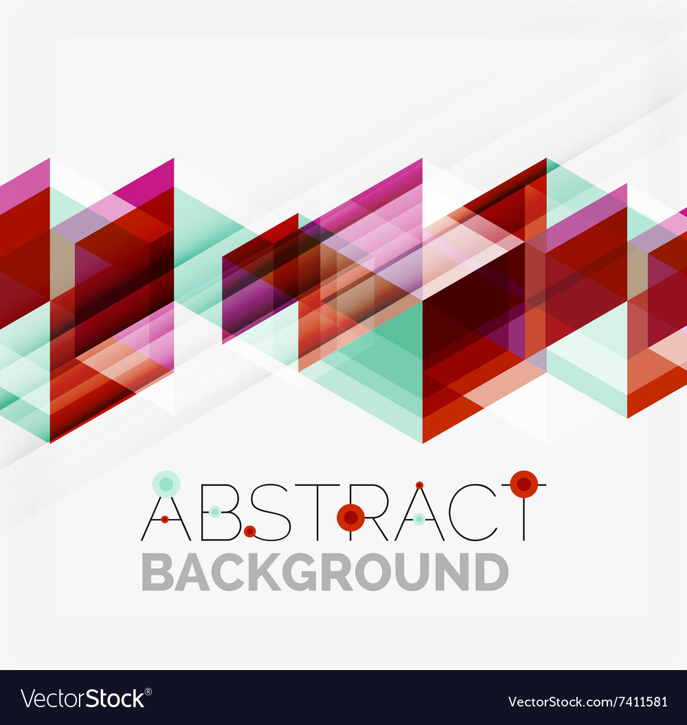 Triangle background Royalty Free Vector Image - VectorStock