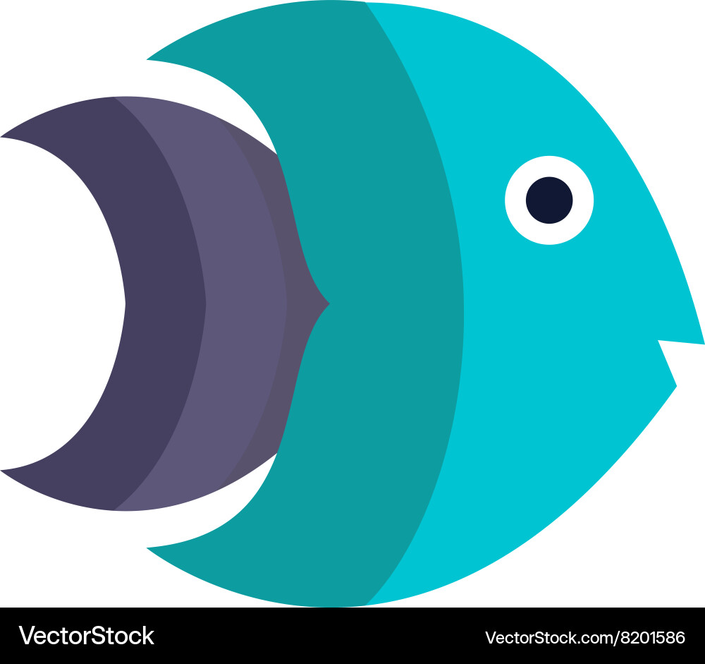 Abstract aquarium fish underwater nature Vector Image