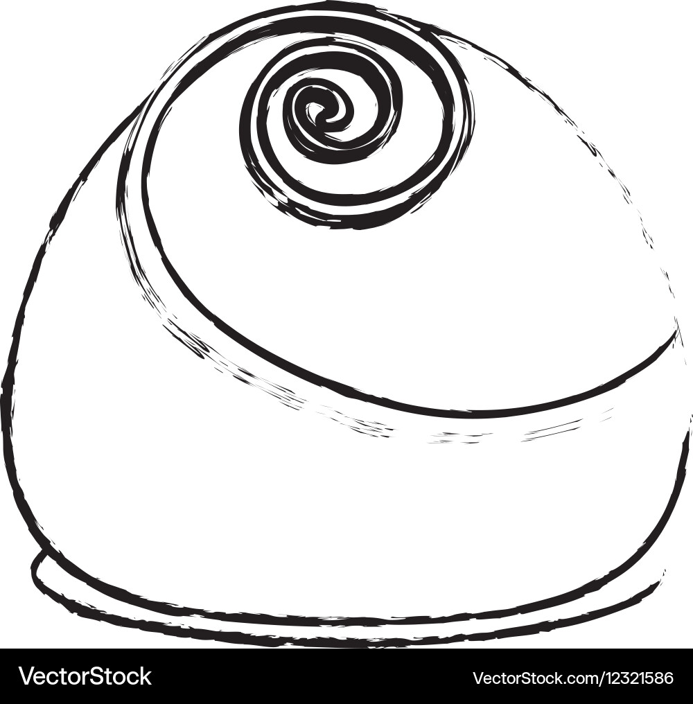 Dessert sweet roll Royalty Free Vector Image - VectorStock