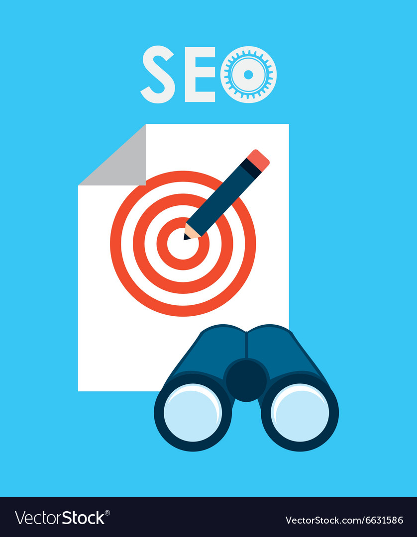 Searching engine optimization Royalty Free Vector Image