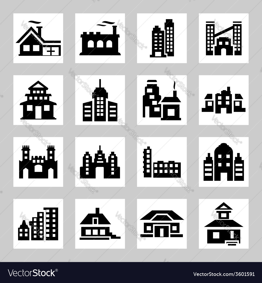 Buildings Royalty Free Vector Image - VectorStock