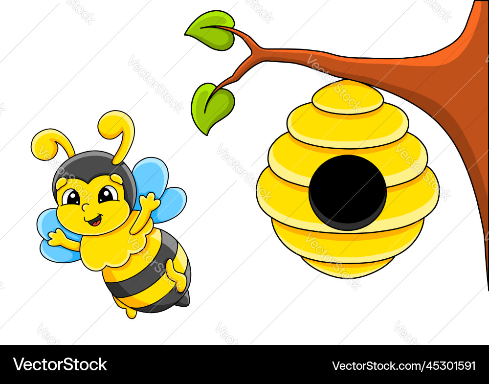 Cartoon character isolated on white background Vector Image