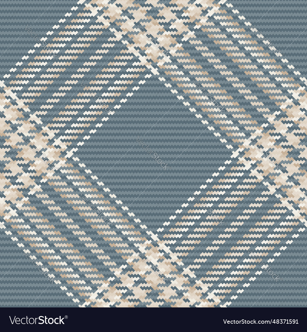 Fabric seamless background of pattern check with Vector Image